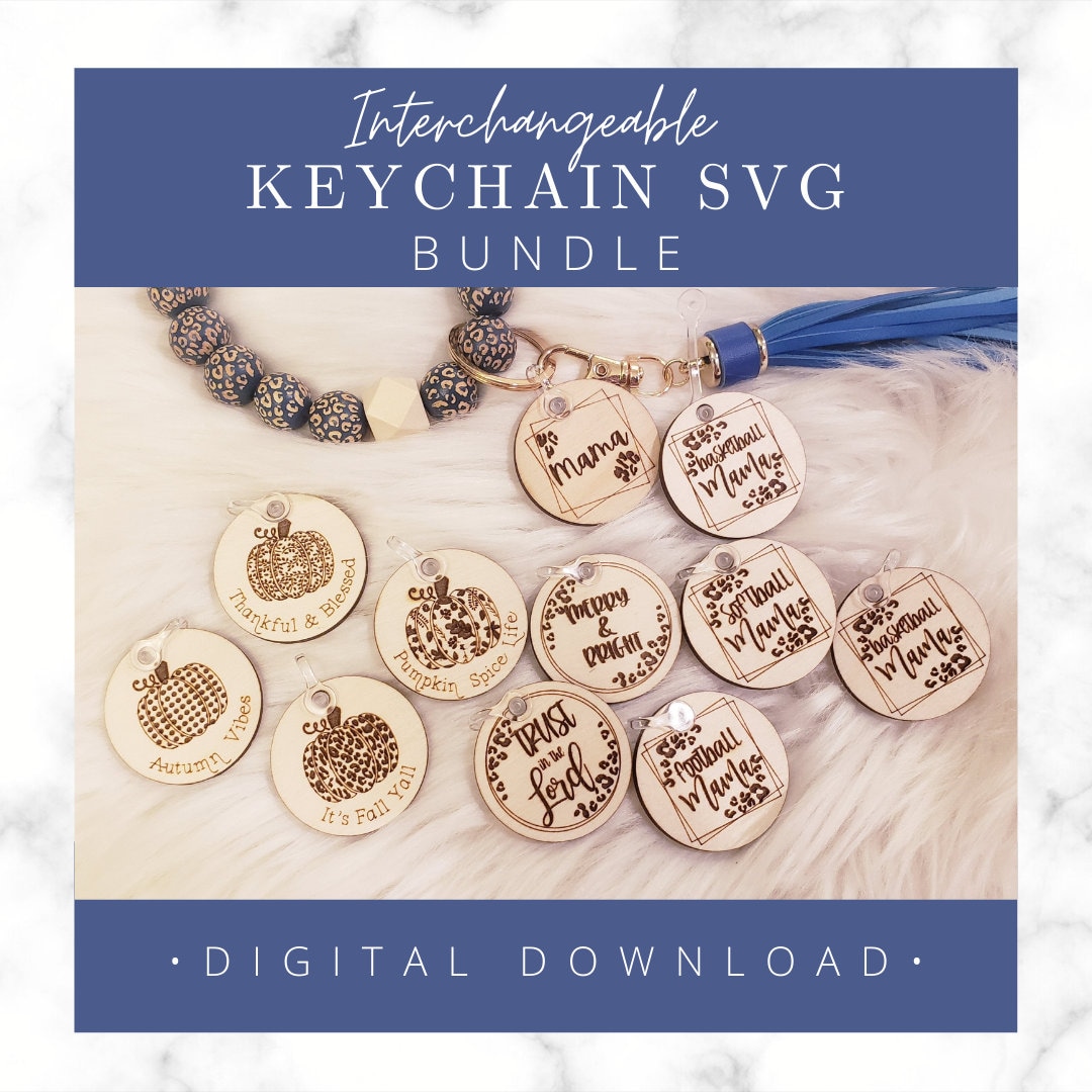Wristlet Keychain SVG Bundle - Etsy