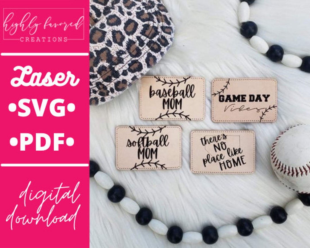 Baseball Hat Patch SVG Bundle - Laser Ready Cut File - Etsy