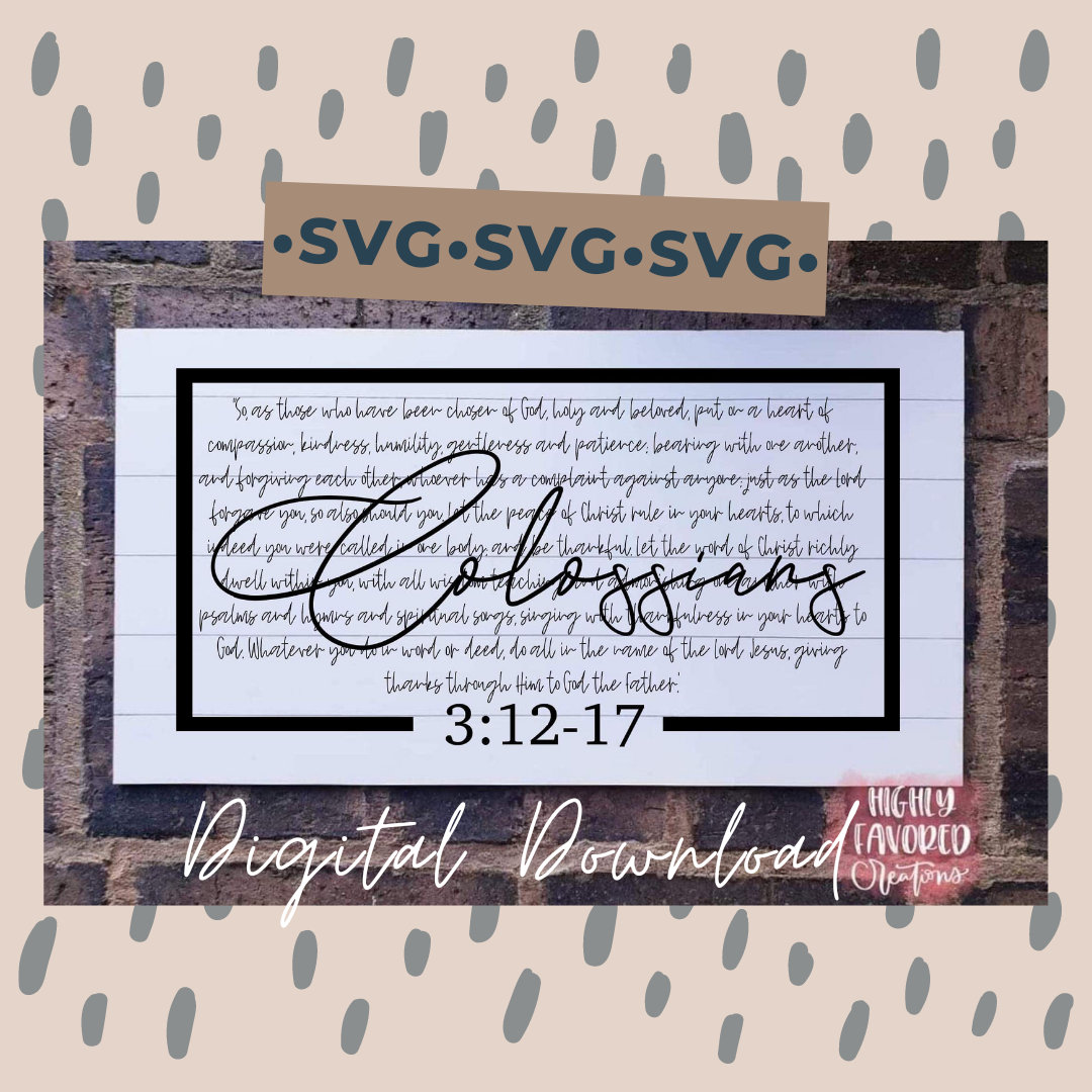 Scripture SVG Bundle - Etsy
