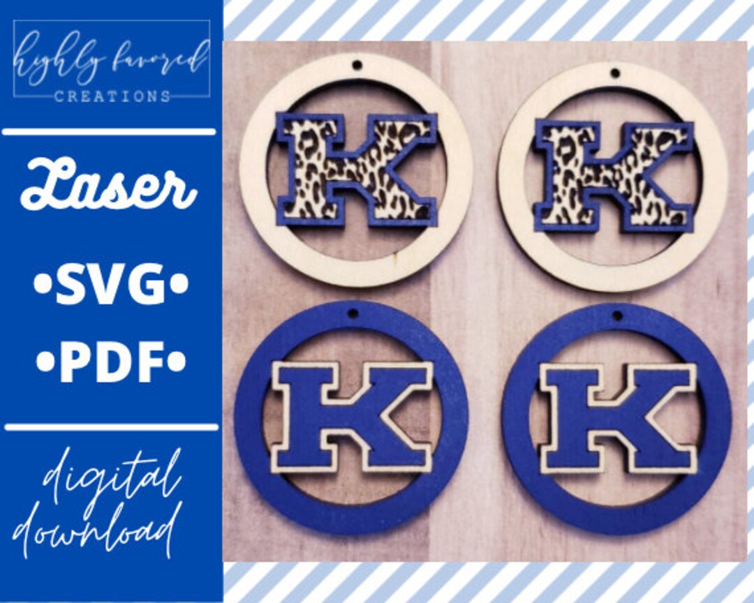 K Earring SVG Bundle - Etsy
