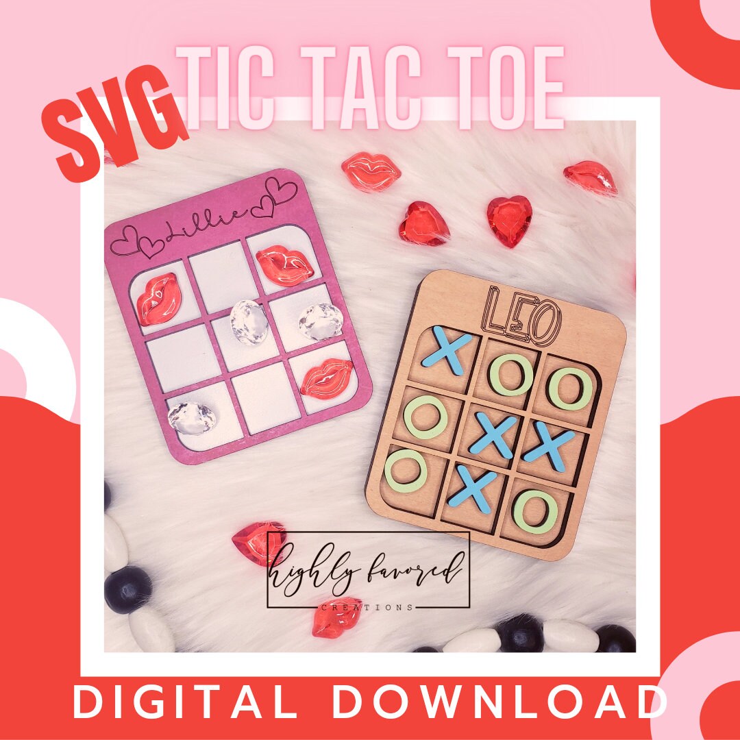 Tic Tac Toe SVG - Etsy