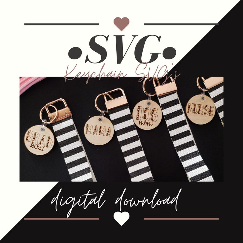 Keychain SVG | Etsy