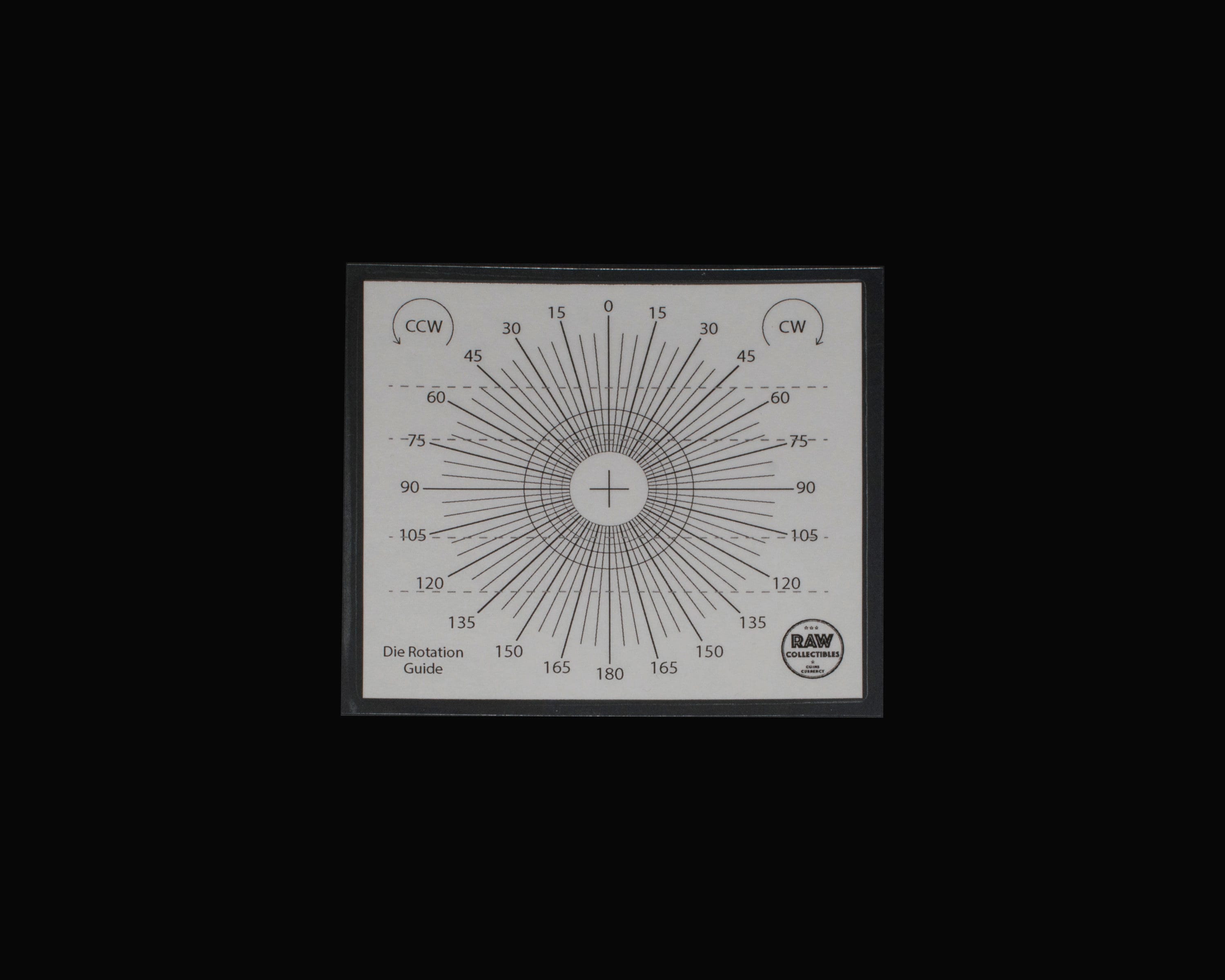 Die Rotation Guide and Coin Ruler - Error Coins Measurement Tool - Etsy