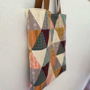 Eva Quilted Tote | Sewing Pattern, PDF Sewing Pattern, Patchwork Tote ...