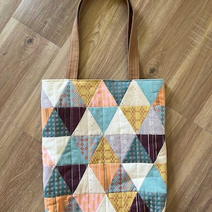 Eva Quilted Tote | Sewing Pattern, PDF Sewing Pattern, Patchwork Tote ...