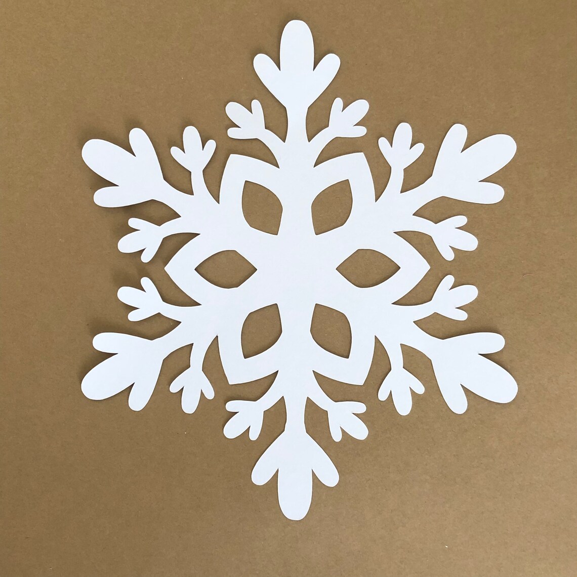10 8 Snowflake Die Cuts Paper Craft Embellishments - Etsy