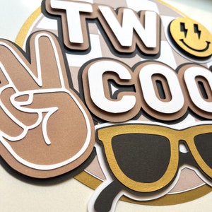 Two Cool - SVG Files - Party Decor - 2 Cool - Two Cake Topper - Svg ...
