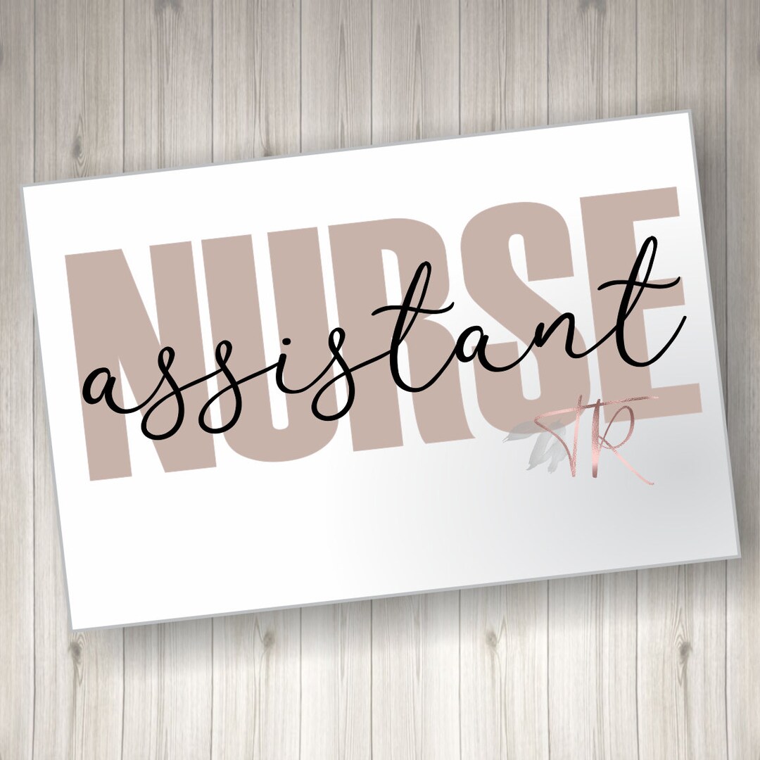 Nurse Assistant Svg - Nurse Assistant - Certified Nursing Assistant Cut ...