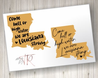Strong Louisiana Svg - Etsy