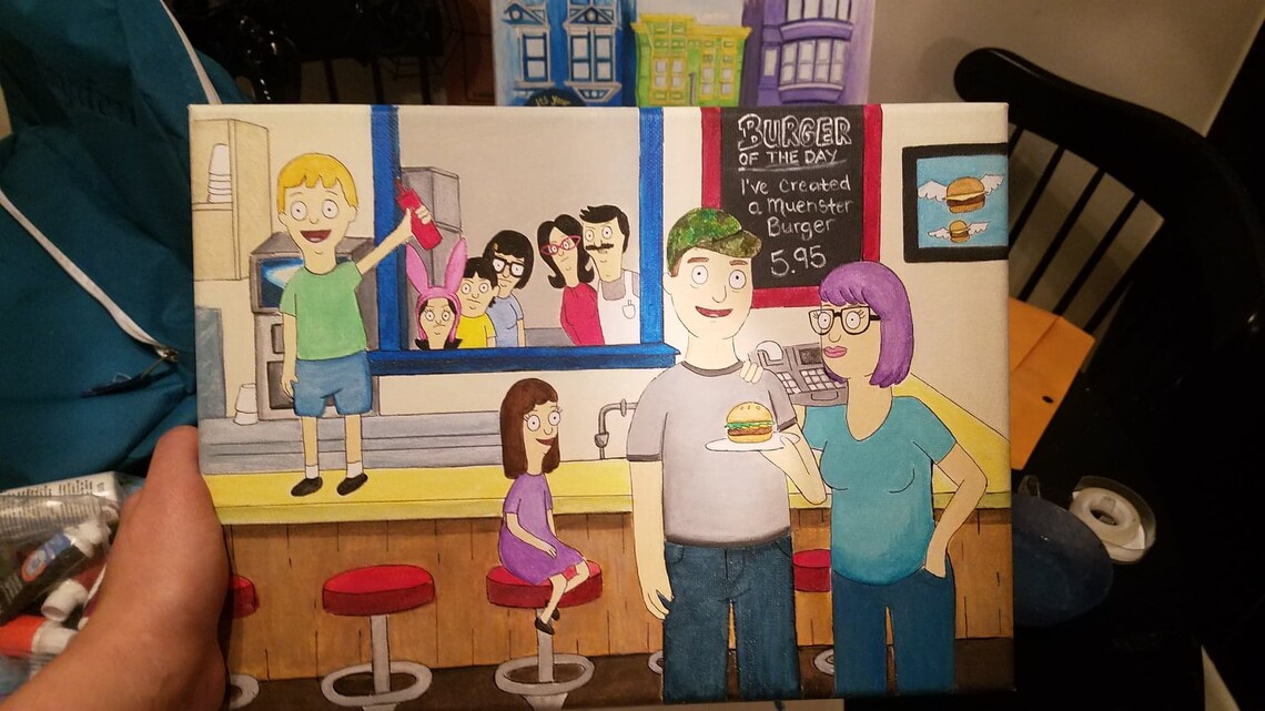 Bobs Burgers Custom Portraits - Etsy