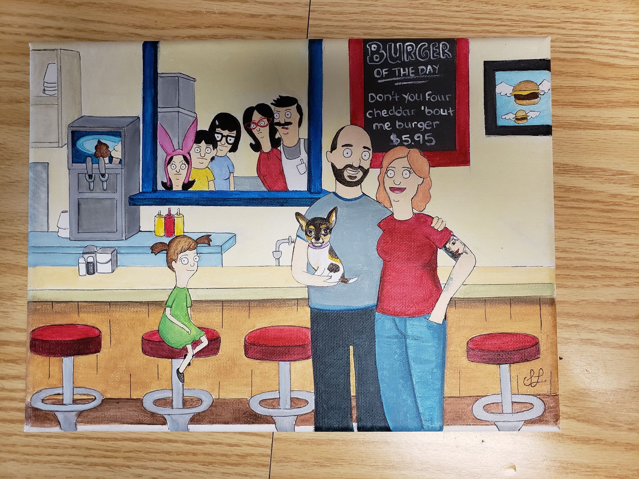 Bobs Burgers Custom Portraits for Christine - Etsy