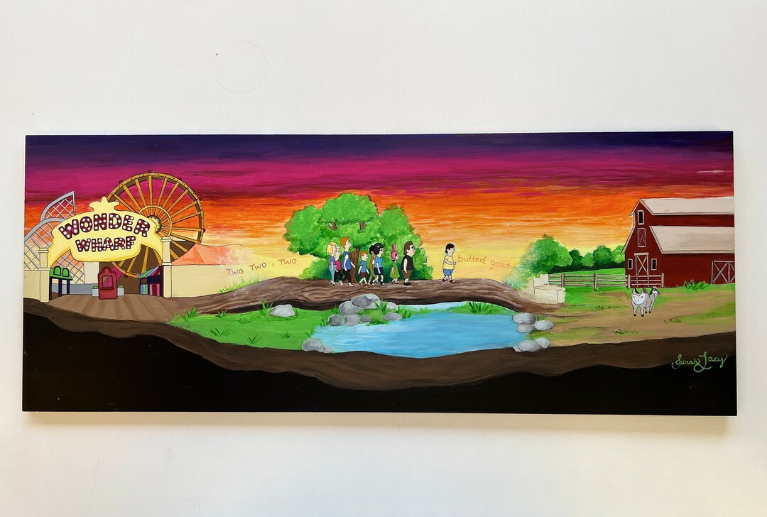 Two Butted Goat Adventure/ Bob's Burgers / Gene Belcher - Etsy