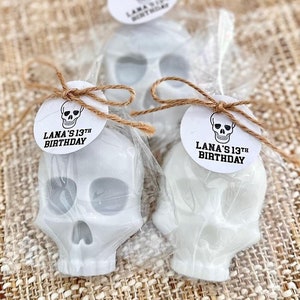 Skull Soap Party Favors - Birthday Skeleton Halloween Bridal Shower ...
