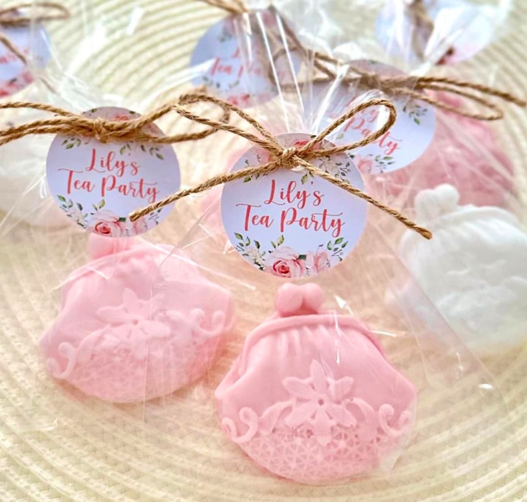 Tea Party Sop Favors - Girl Birthday Decorations, Bridal Shower Baby ...