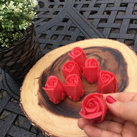 12 RED ROSE SOAPS Bridal Shower Gift Bridal Shower Favors - Etsy