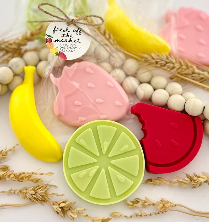 Fresh off Market Soap Favors - Fruit Bridal Shower Party, Bachelorette ...