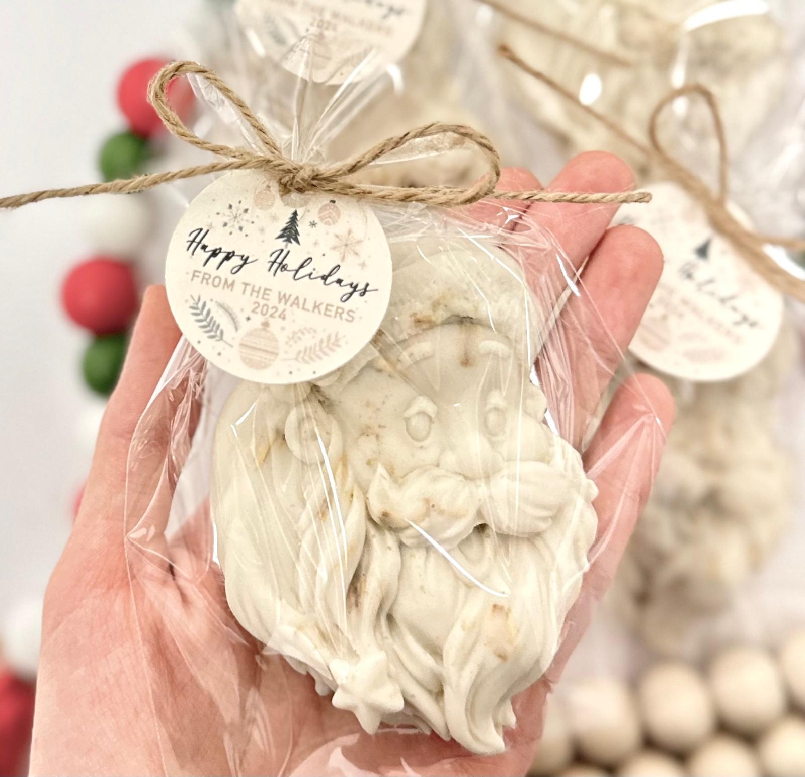 Honey Oatmeal Santa Soaps Bulk - Christmas Holiday, Party Guest Gift ...
