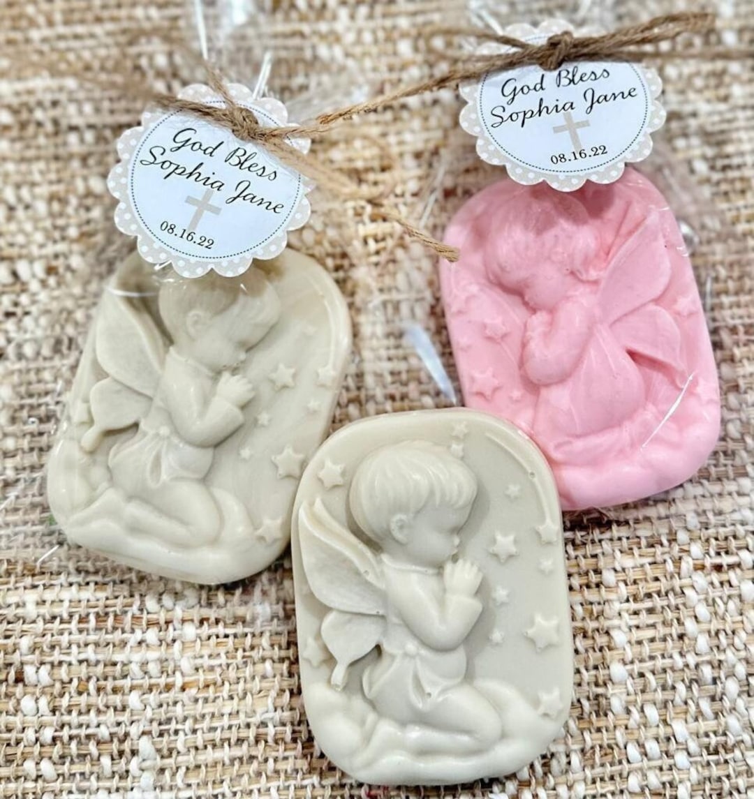 Baby Angel Soap Favors - Birthday Baptism First Communion Holy ...