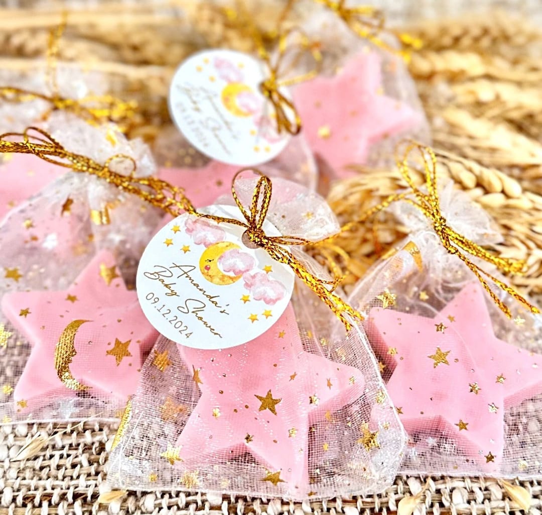 Mini Stars Soap Favors - Baby Shower Twinkle Little, Girl Boy Gold ...