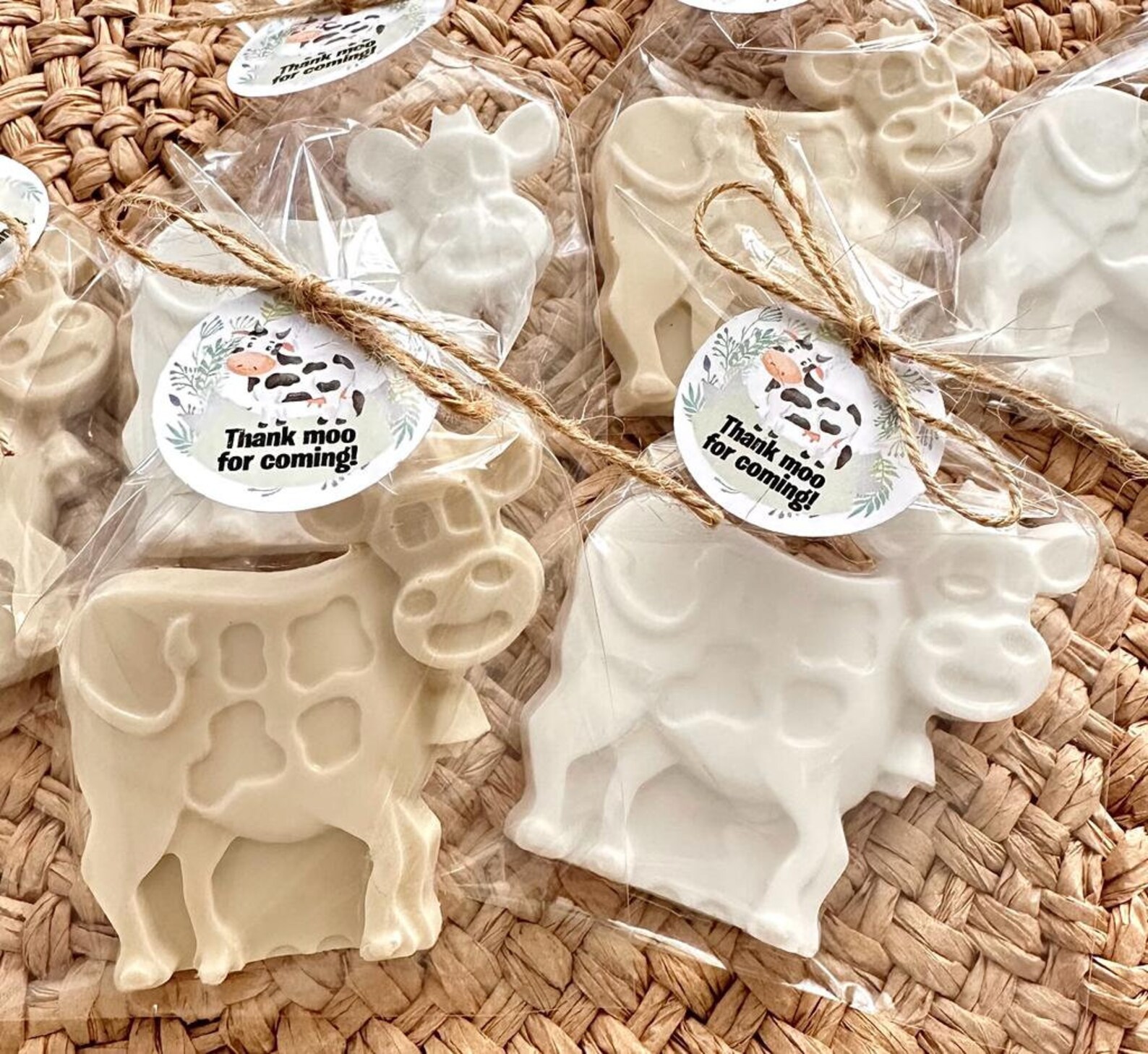Cow Soap Favors Cow Baby Shower, Holy Cow I'm One Party Favors ...