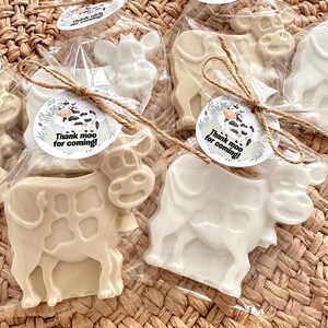 Cow Soap Favors - Cow Baby Shower, Holy Cow I'm One Party Favors ...