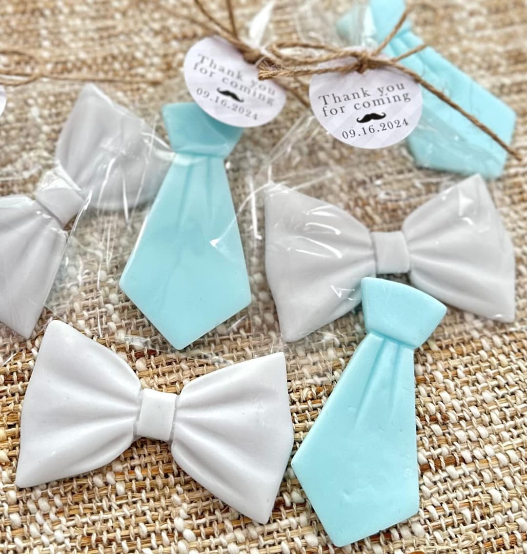 Little Man Soap Favors - Boy Baby Shower, First Birthday Decor, Party ...