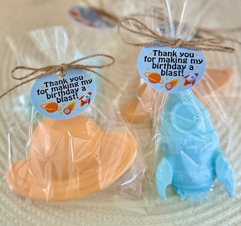 Outer Space Themed Soap Favors - Birthday Decorations, Girl Boy Galaxy ...