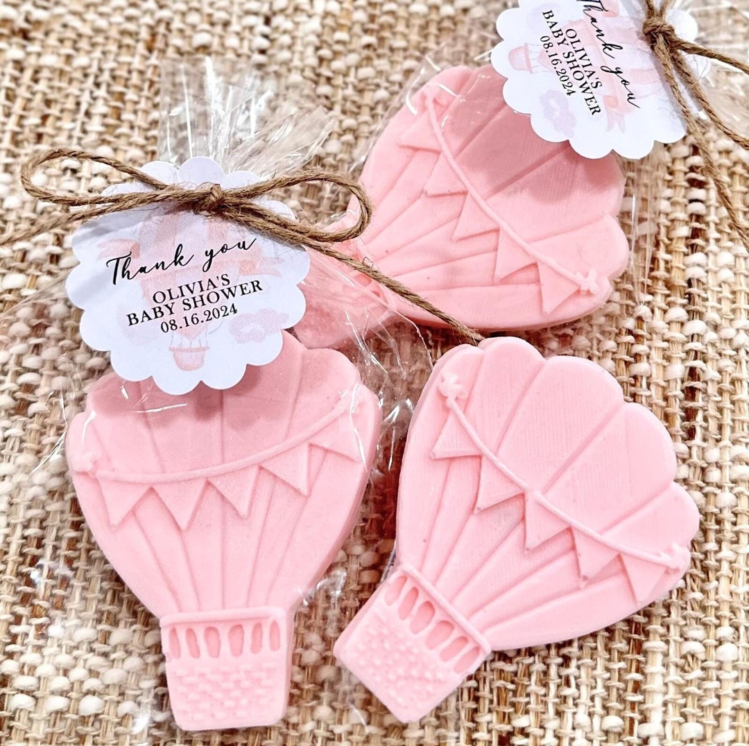 Hot Air Balloon Soaps - Baby Shower Party Favors up and Away Decoration ...