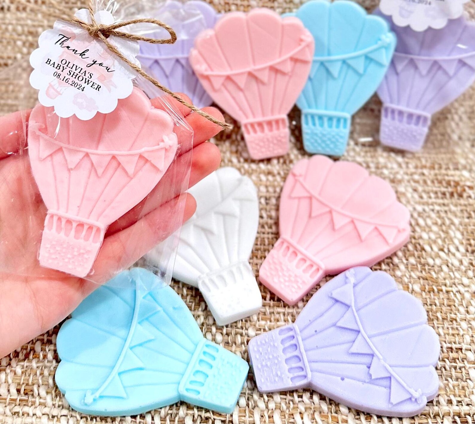 Hot Air Balloon Soap Favors - Baby Shower Decorations, up and Away ...