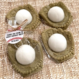 Baseball Soap Favors - Sports Fan Play Party Decorations, Ball Themed ...