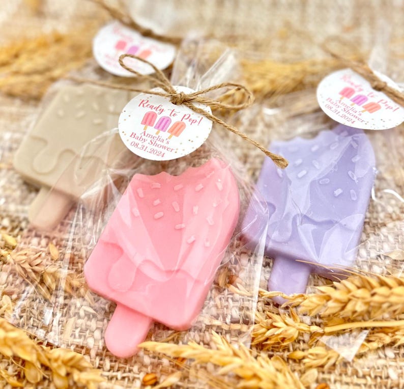 Ice Cream Shaped Soaps - She is Ready to Pop Oh Baby Shower Sprinkle ...