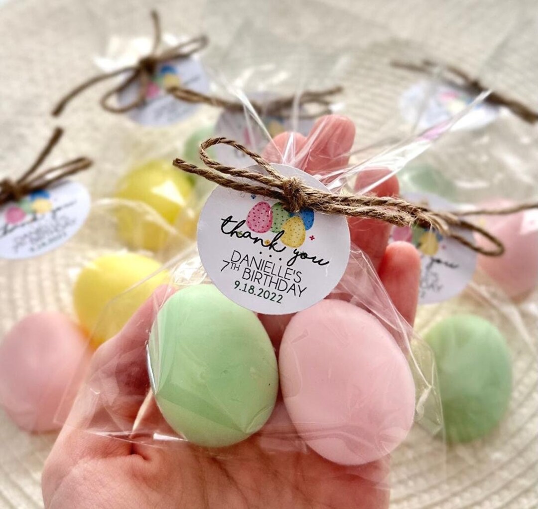 Egg Shaped Soaps - Kids Birthday Party Favors, Summer Backyard Party ...