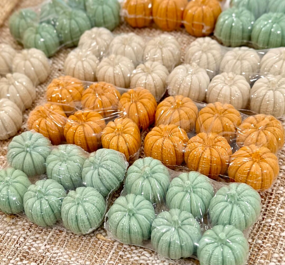 48 Pumpkin Soaps Bulk Sets Fall Bridal Shower Baby Sprinkle Wedding ...