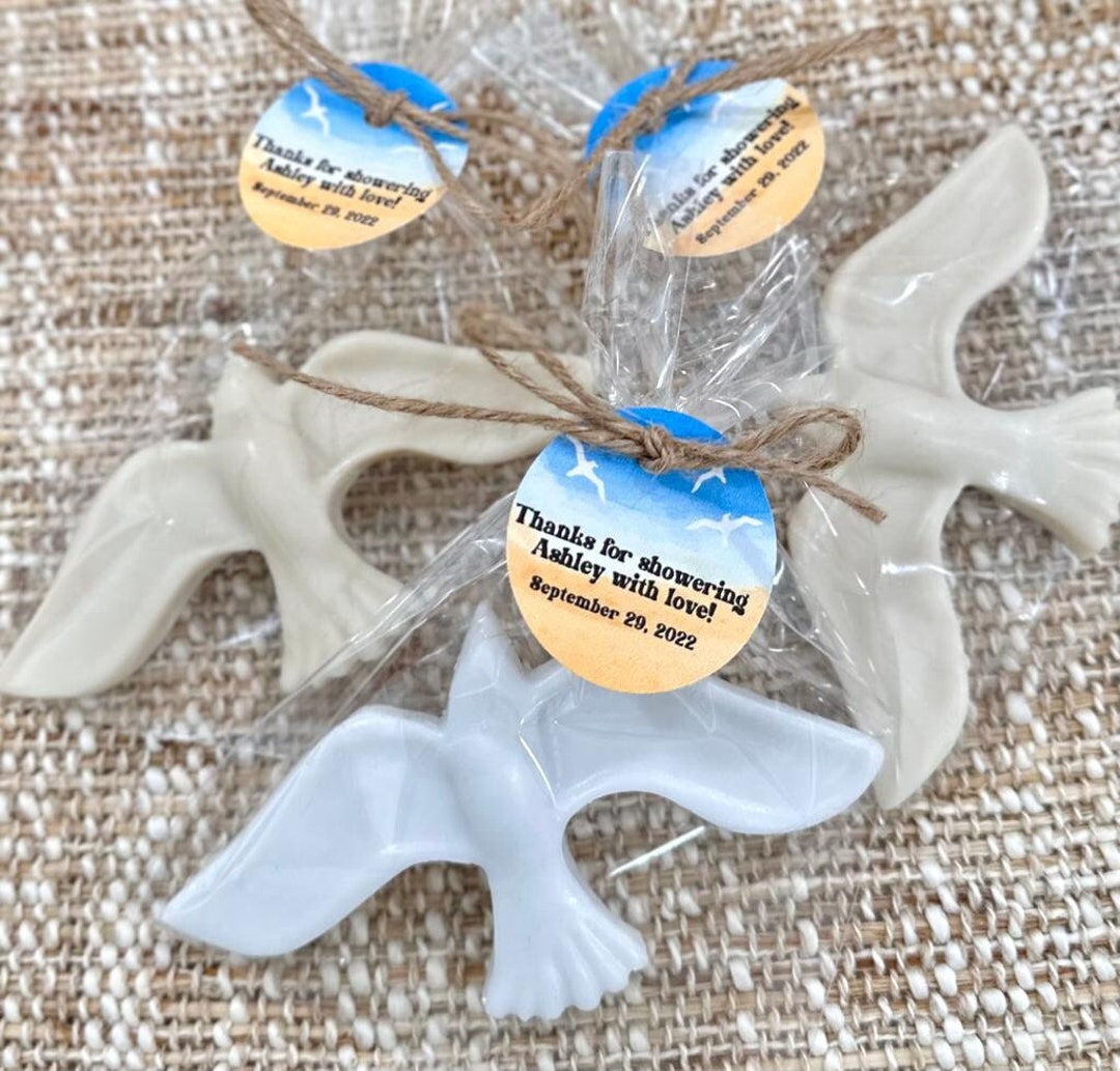 Seagull Soap Favors - Coastal Party Favors, Bridal Shower Baby Sprinkle ...