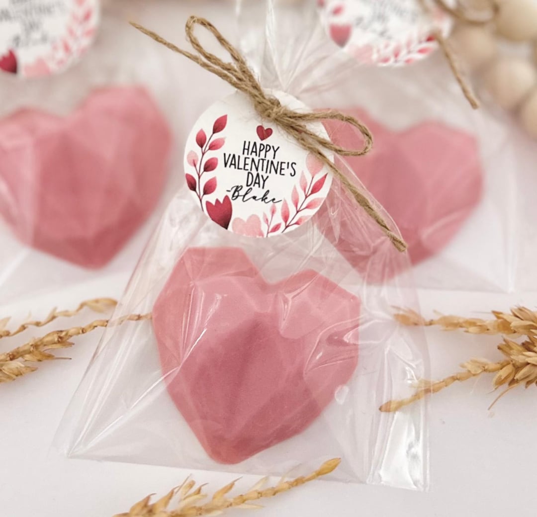 Heart Shaped Soap Gifts Bulk - Valentine's Day Galentine Coworker Decor ...