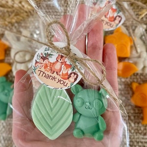 Woodland Animal Soaps - Baby Shower Favors, Boy Girl Fox Bear Rabbit ...