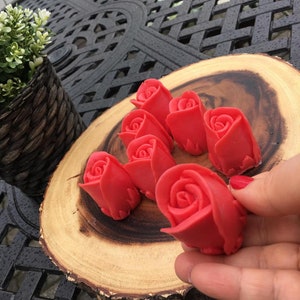 12 RED ROSE SOAPS Bridal Shower Gift Bridal Shower Favors - Etsy
