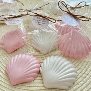 Shiny Shell Soap Favors --- Ocean Under the Sea Mermaid Party Gift ...