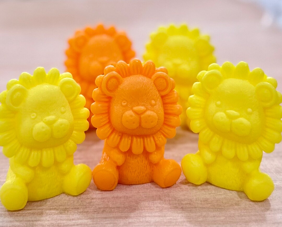 Lion Soaps - Baby Shower Favors, Boy Safari Decorations, Wild One ...