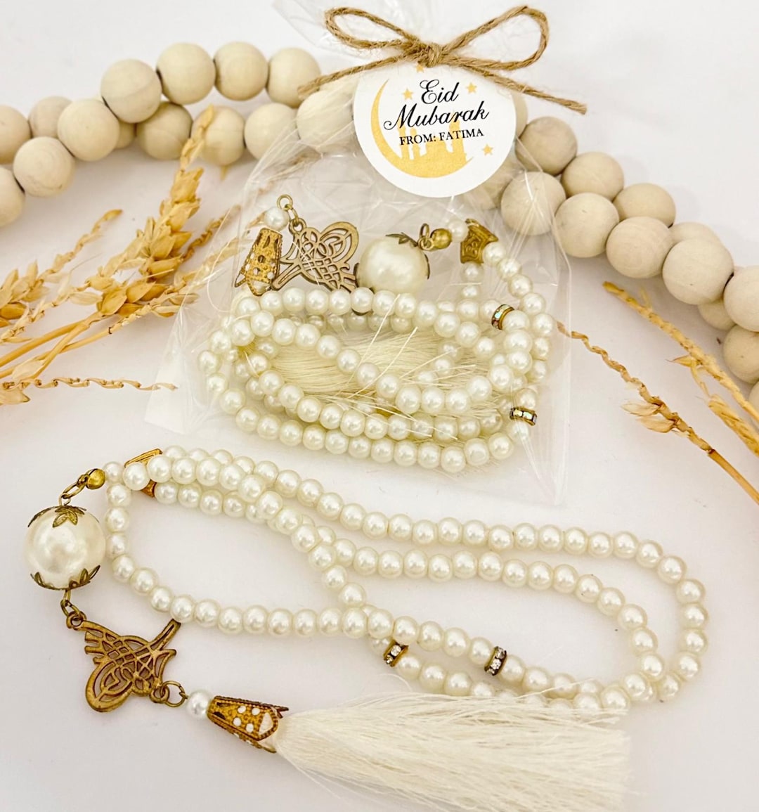 Prayer Beads Gift - 99 Beads Eid Ramadan Mubarak Gift, Tasbih 99 ...
