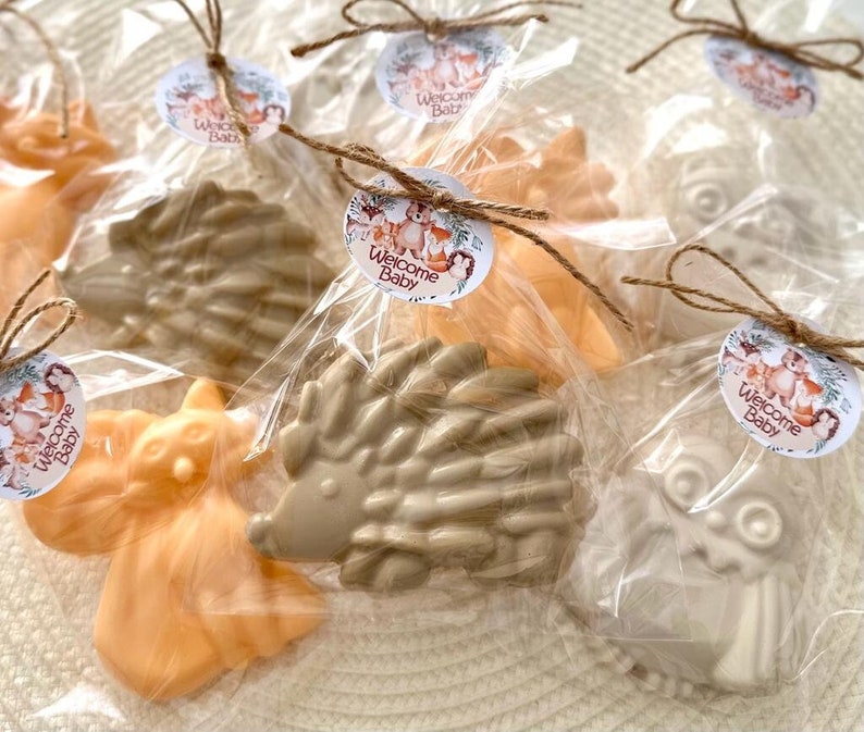 Woodland Animal Soaps - Baby Shower Favors, Boy Wild Woodland ...
