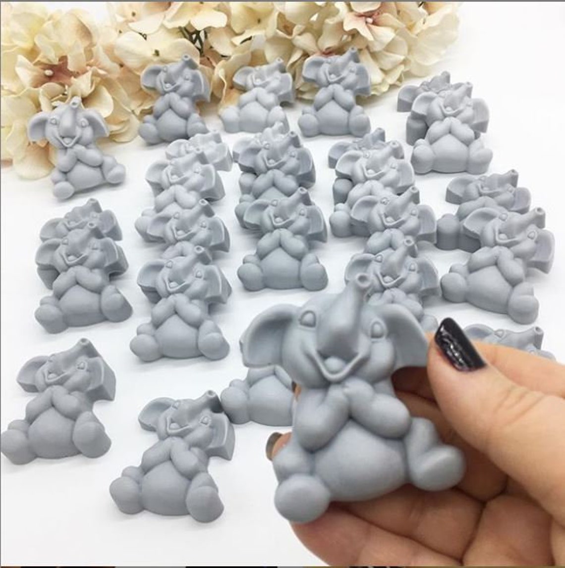80 ELEPHANT SOAP Favors Elephant Baby Shower Favors Soap | Etsy