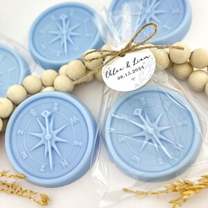Blue Compass Soap Favors - Travel Party Decor Adventure Awaits Boy Baby ...