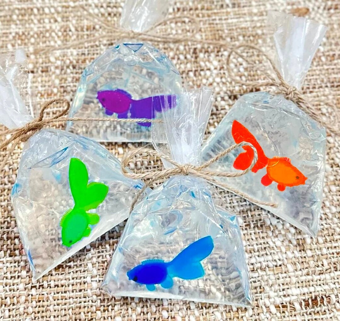 Fish in Bags SOAP Favors - Under the Sea Baby Shower Ocean Theme ...