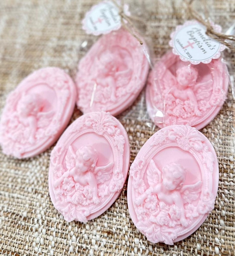 Baby Angel Soap Favors - Birthday Baptism First Communion Holy ...