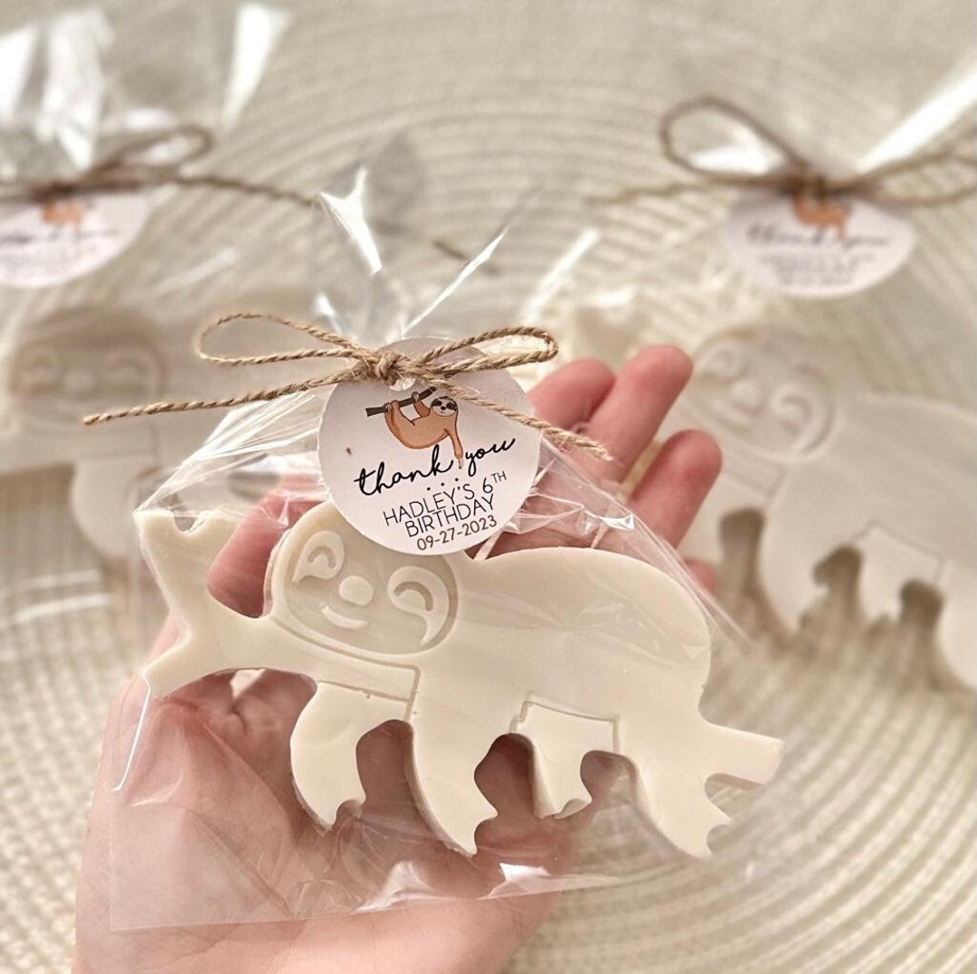 Sloth SOAP Party Favors - Sloth Baby Shower Decorations, Girl Boy ...