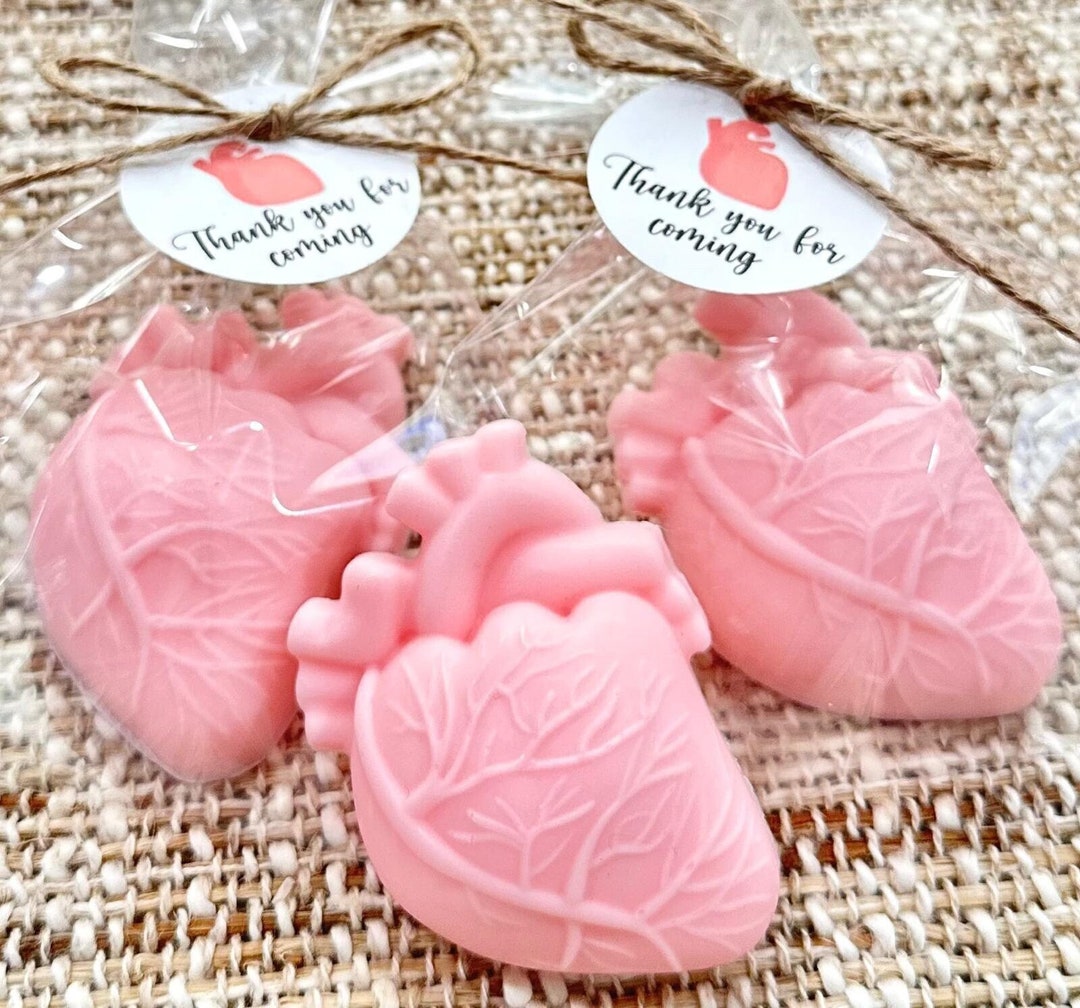 Human Heart Shaped Soap Favors - Surgeon Doctor New Grad Party ...