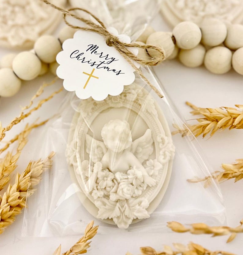 Christmas Angel Honey Oatmeal Soaps - Bulk Holiday Party Guest Gift ...