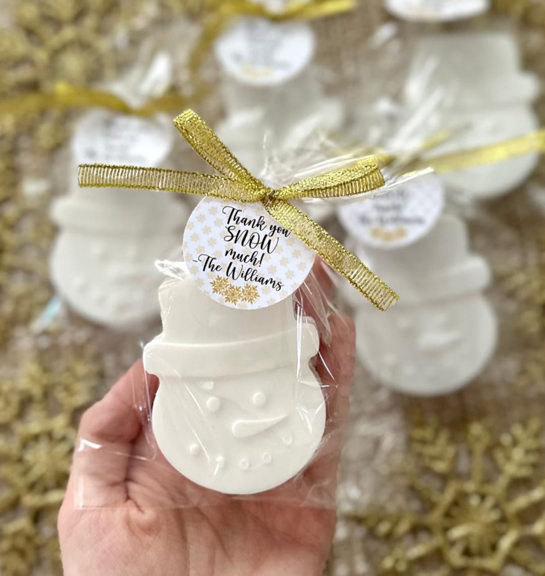 Snowman Soaps - Winter Baby Shower Favors, Kids Family Christmas Soap ...