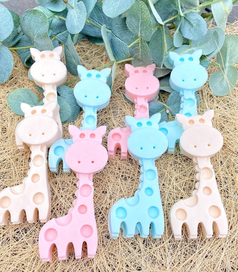 Giraffe Soap Favors - Giraffe Baby Shower Favors, Boy Girl Baby Giraffe ...